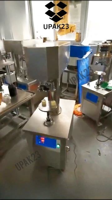 Полуавтоматический укупор-обкатчик крышек легкого вскрытия изи опен (easy open)