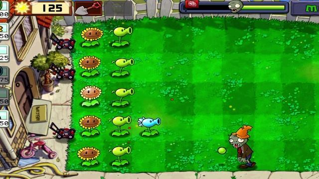 Прохожу PVZ 1 level 1-8