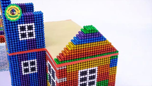 Горка, игровая площадка для бассейна из магнитных шариков для животных - Для детей