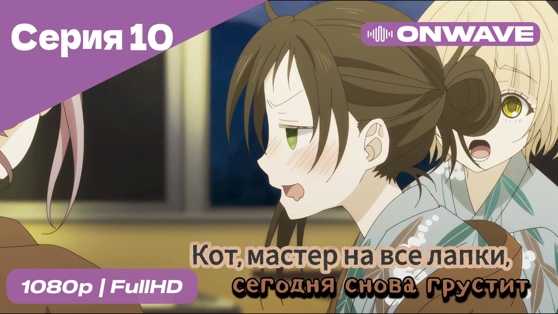 Кот, мастер на все лапки, сегодня снова грустит - 10 Серия  [OnWave]