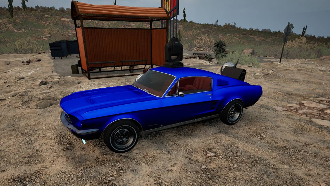 С грузовиком разобрались теперь мустанг. Часть пятнадцатая. Мустанг взорвался(((