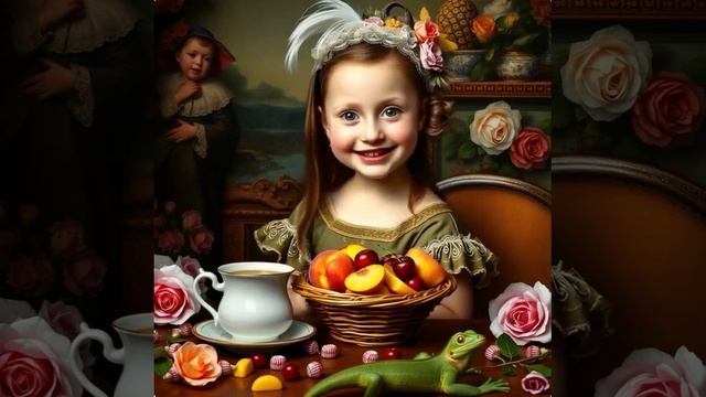 Красивый подарок бабушке от внучки! Маленькая девочка: трогательные фото, видео №9