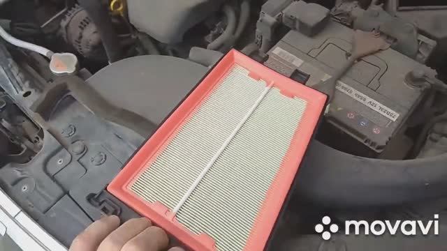 Замена воздушного фильтра на двигателе Nissan x-trail т-31.