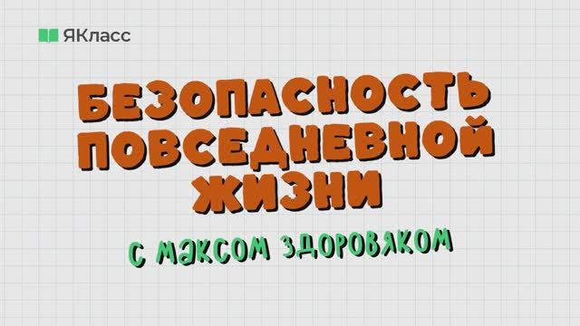 Безопасность повседневной жизни с Максом Здоровяком.