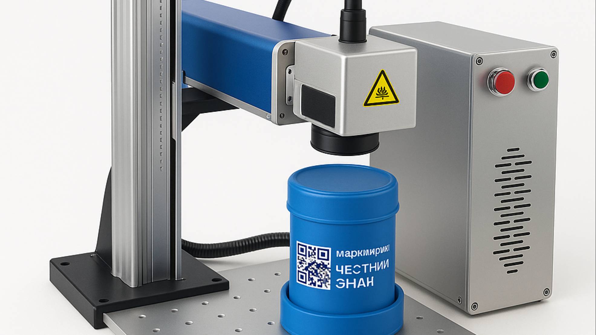 Лазерная маркировка крышек для воды