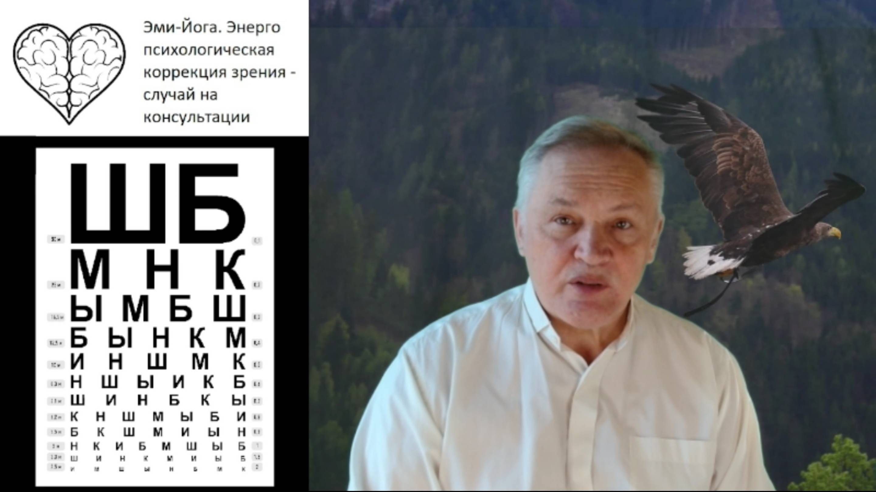 Эми-Йога. Энерго психологическая коррекция зрения - случай на консультации