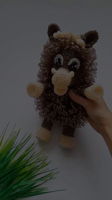 Мочалка-игрушка "Лошадка (Зебра)"