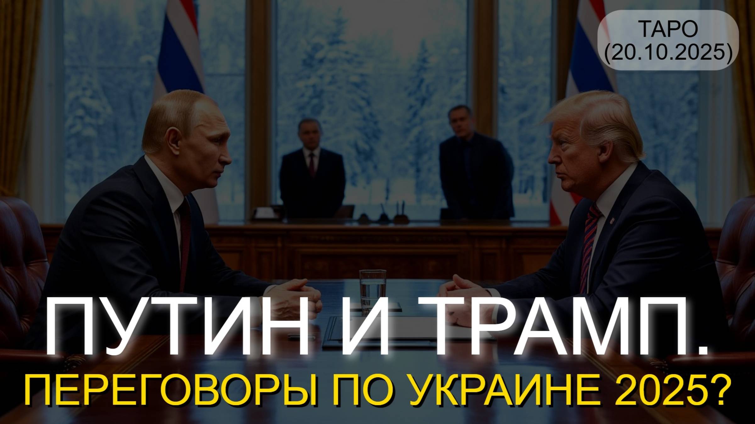 ПУТИН И ТРАМП. ПЕРЕГОВОРЫ ПО УКРАИНЕ 2025? (ТАРО. 20.10.2025)