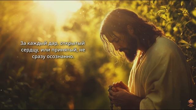 Молитва благодарности Богу, которую хочется произносить снова и снова.