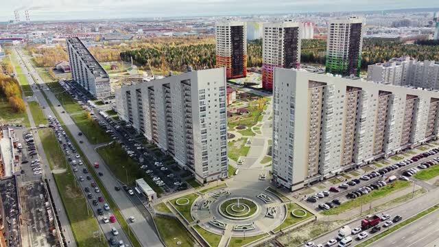Сургут, аэросъемка. Осень.