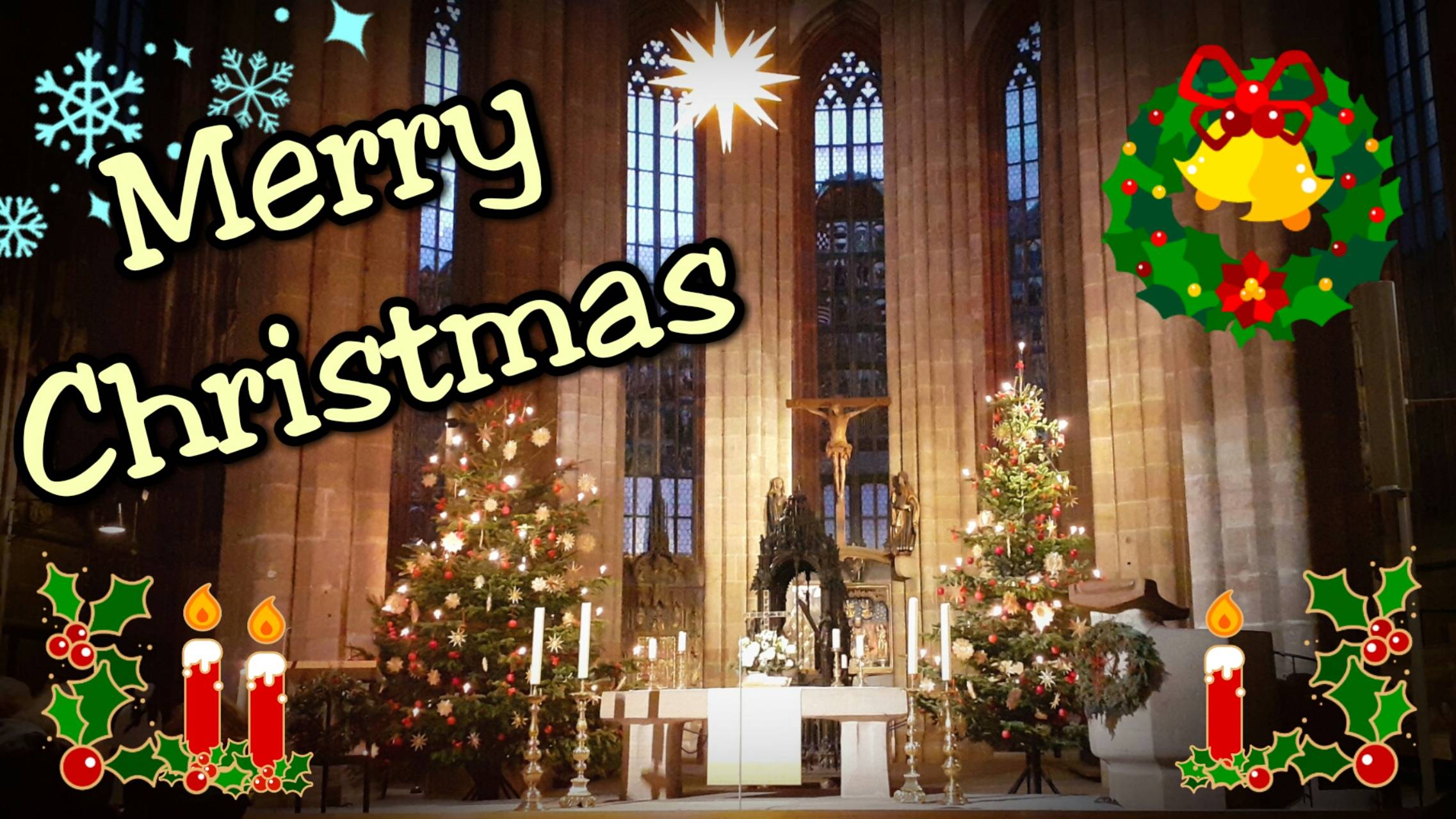 Католическое Рождество в Германии. Нюрнберг 2019