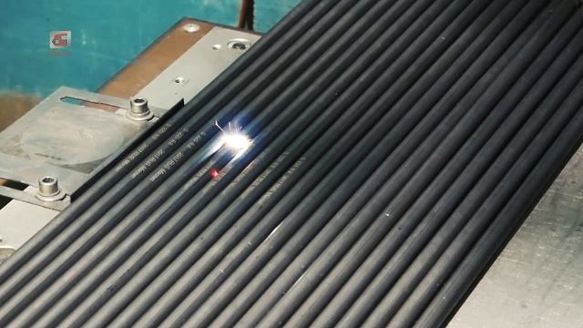 Маркировка ТЭНов на лазере на производстве ООО ПКФ "Элвин"