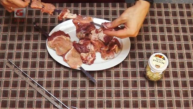 Делаем шашлык из мяса свинины на электрической шашлычнице от ЭЛВИН