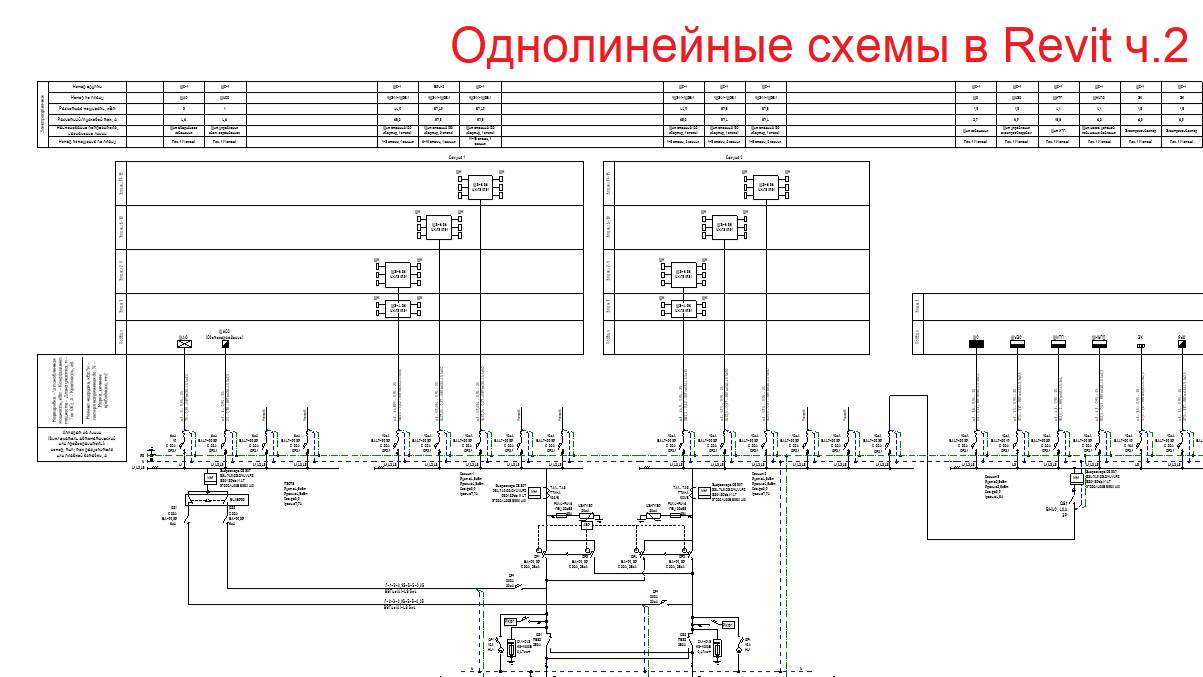 10. Однолинейные схемы в Revit ч.2