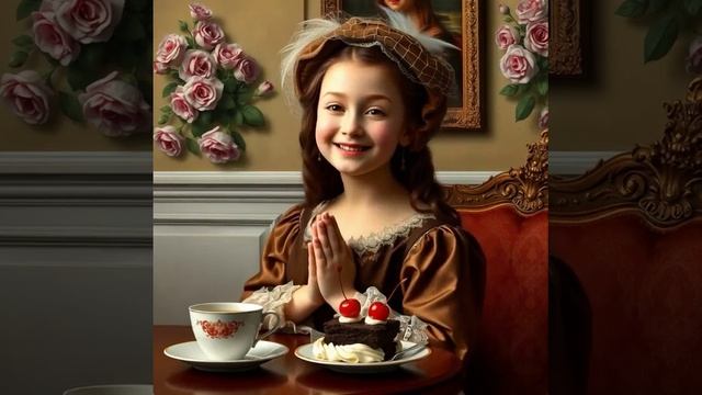 Красивый подарок бабушке от внучки! Маленькая девочка: трогательные фото, видео №12.