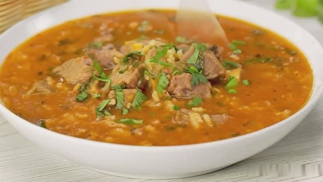 Настоящий грузинский Харчо,суп из говядины