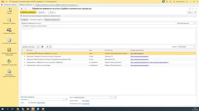 Настройка маршрутизации в 1С：Документооборот Вебинар от 31.03.22