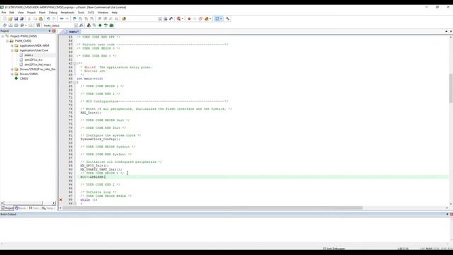 Урок№2. Настраиваем аппаратный ШИМ на микроконтроллере STM32f103 в среде Keil uVision.