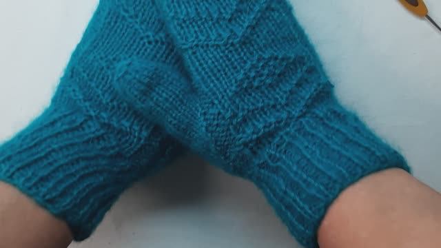 Варежки с анатомическим пальцем Подробный мастер класс