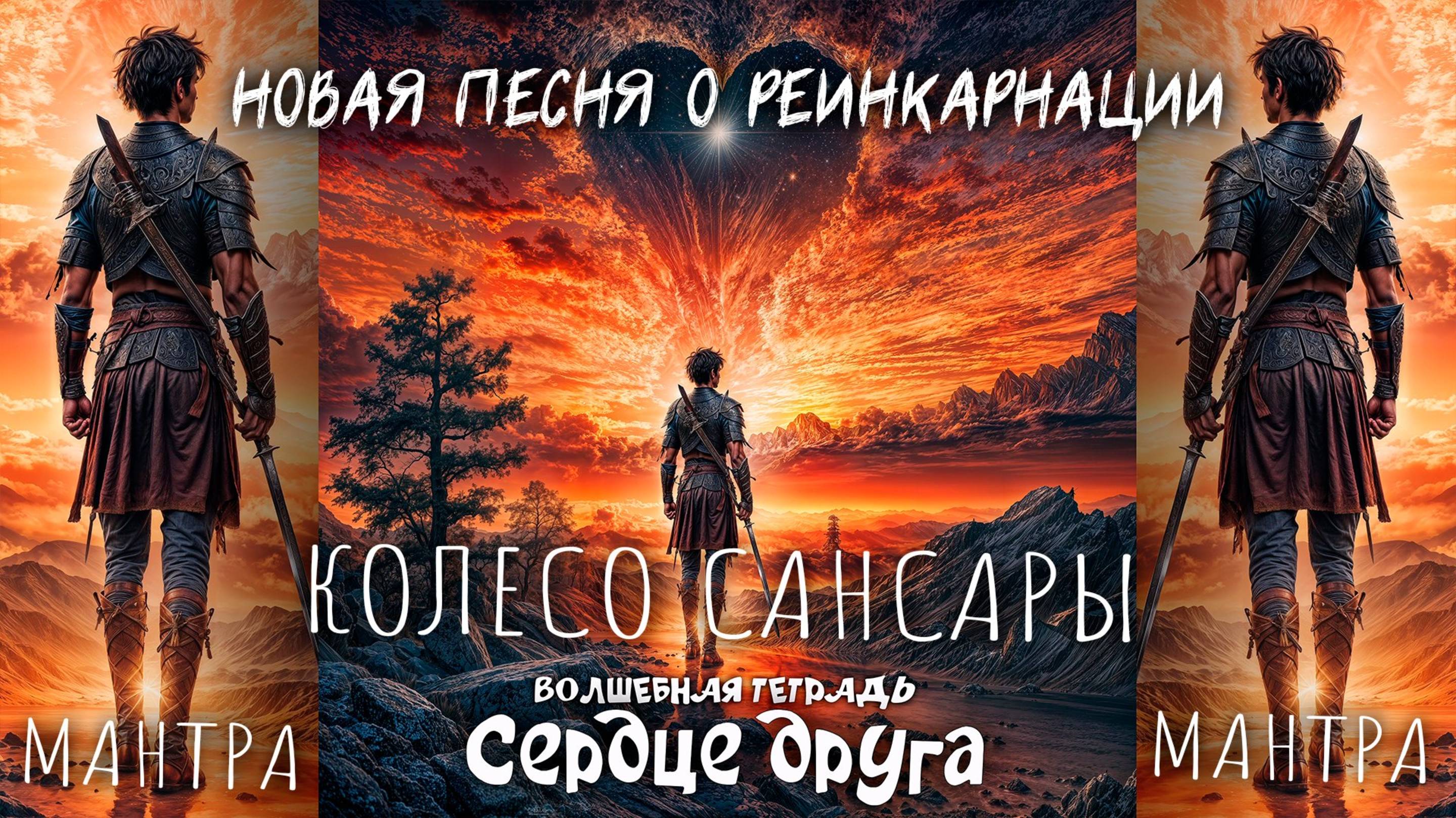 Волшебная тетрадь. "Сердце друга". Новая песня о перерождении, реинкарнации. Колесо Сансары. Мантра