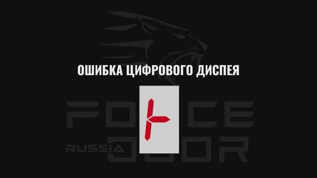 Ошибка цифрового диспея R