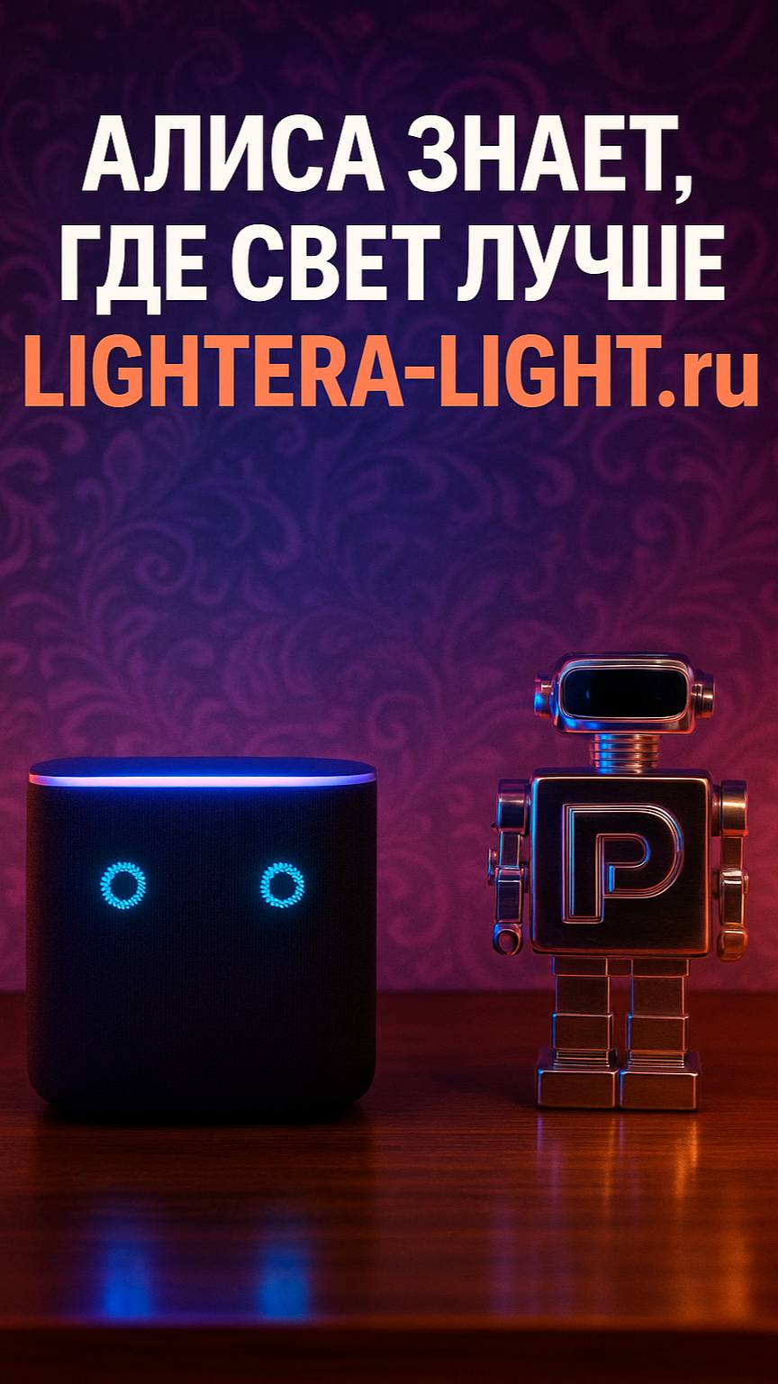 Спросили Алису, где купить стильные светильники - вот что она ответила