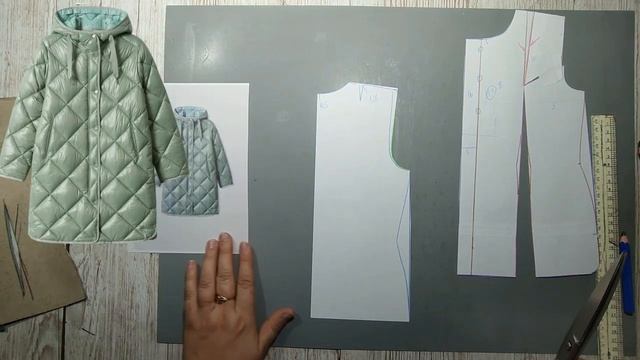 Моделирование. Куртка без подкладки. Выкройка № 1848.