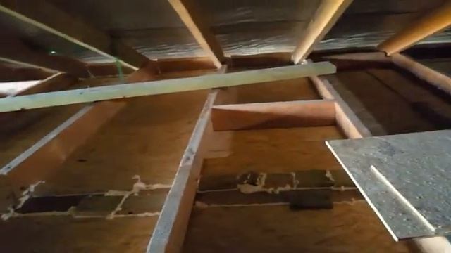 Утепление чердачного перекрытия эковатой. Эковта Крым Севастополь.