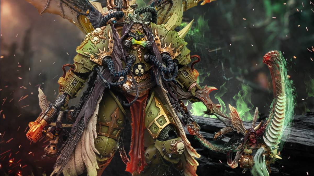Mortarion,Daemon Primarch of Nurglewith Ancient weapons 'The Lantern' and 'Silence' Анонс от JOYTOY