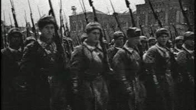 Отрывок речи И.В. Сталина на параде 7 ноября 1941 года