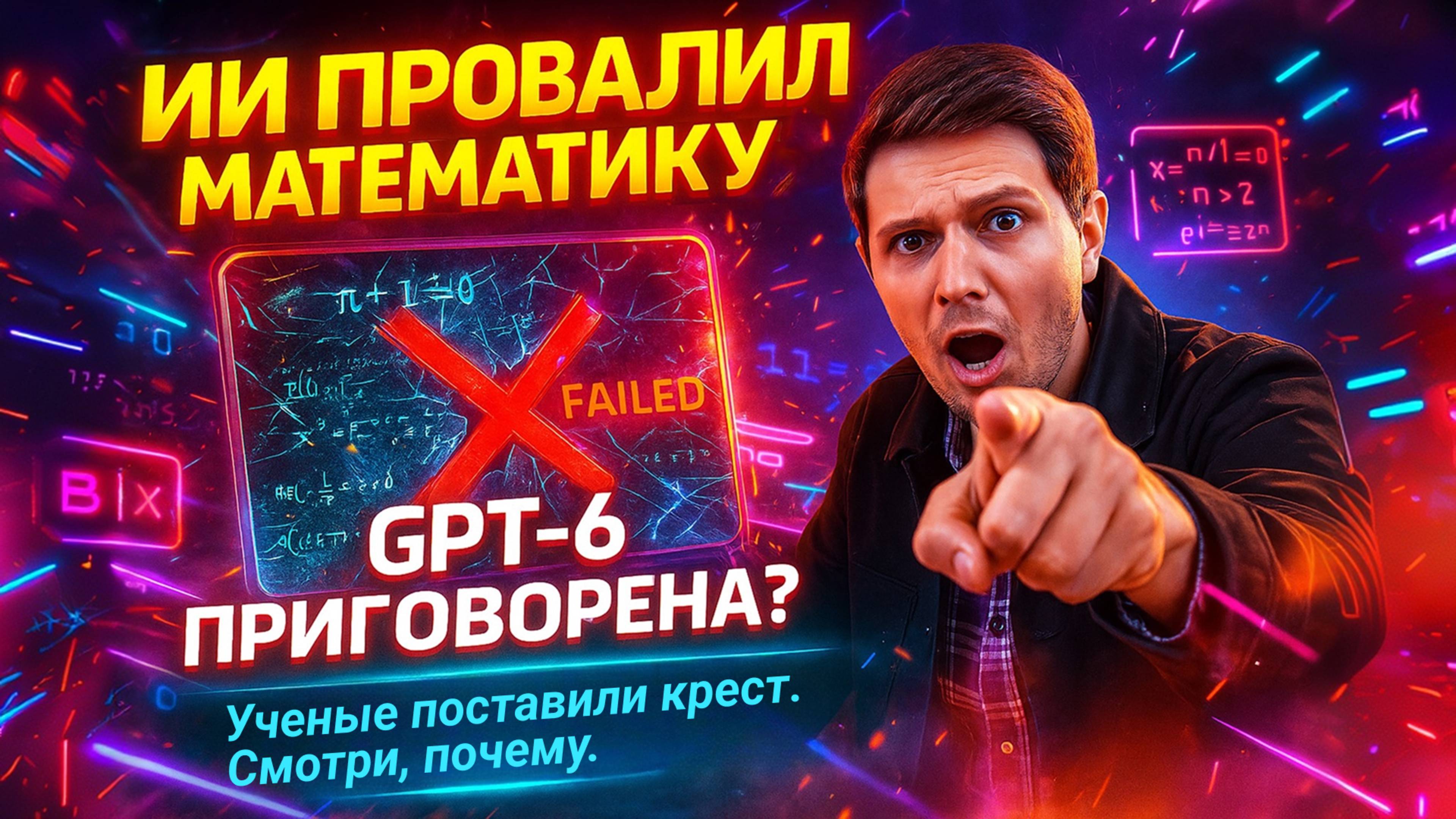 Провал ИИ в математике - Приговор для GPT 6?