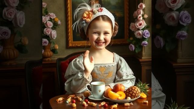 Красивый подарок бабушке от внучки! Маленькая девочка: трогательные фото, видео №14