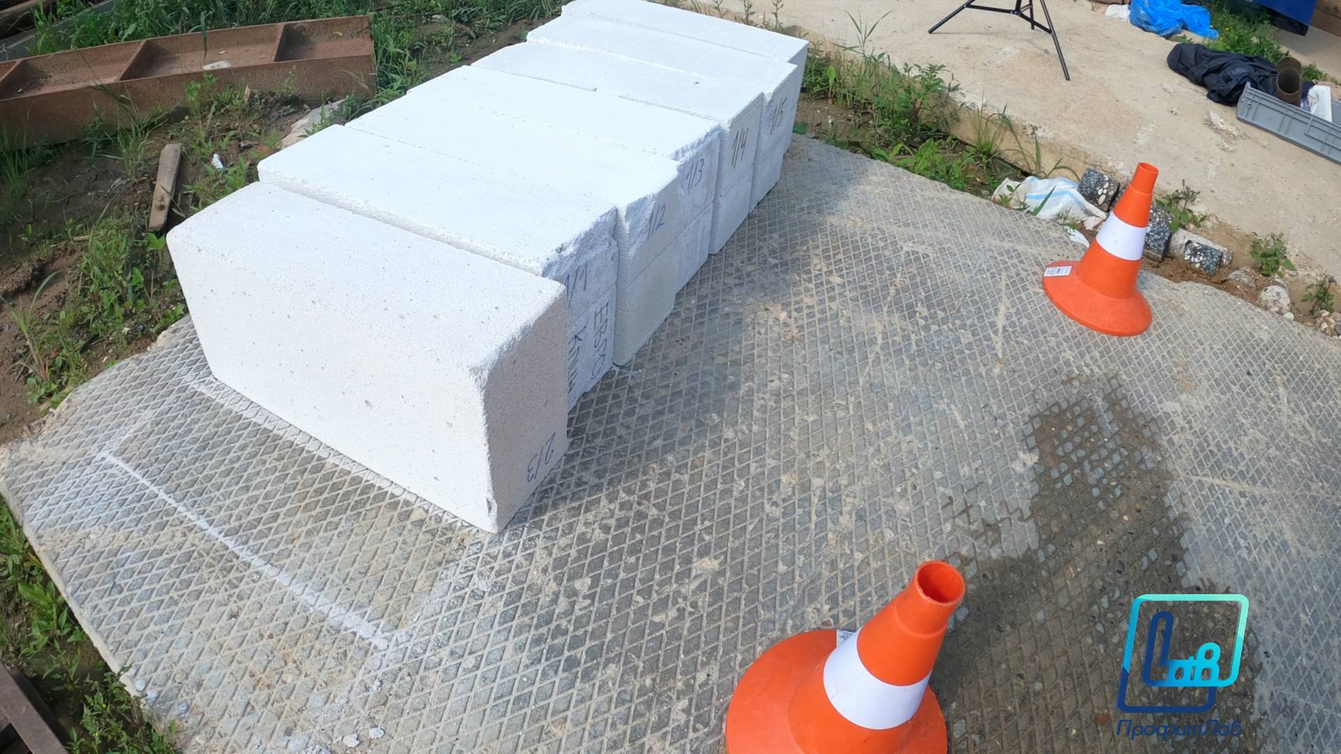 Отбор проб для испытаний газобетонных блоков по ГОСТ 31360 для проверки их качества