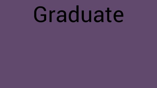Как ты прочитаешь слово Graduate?