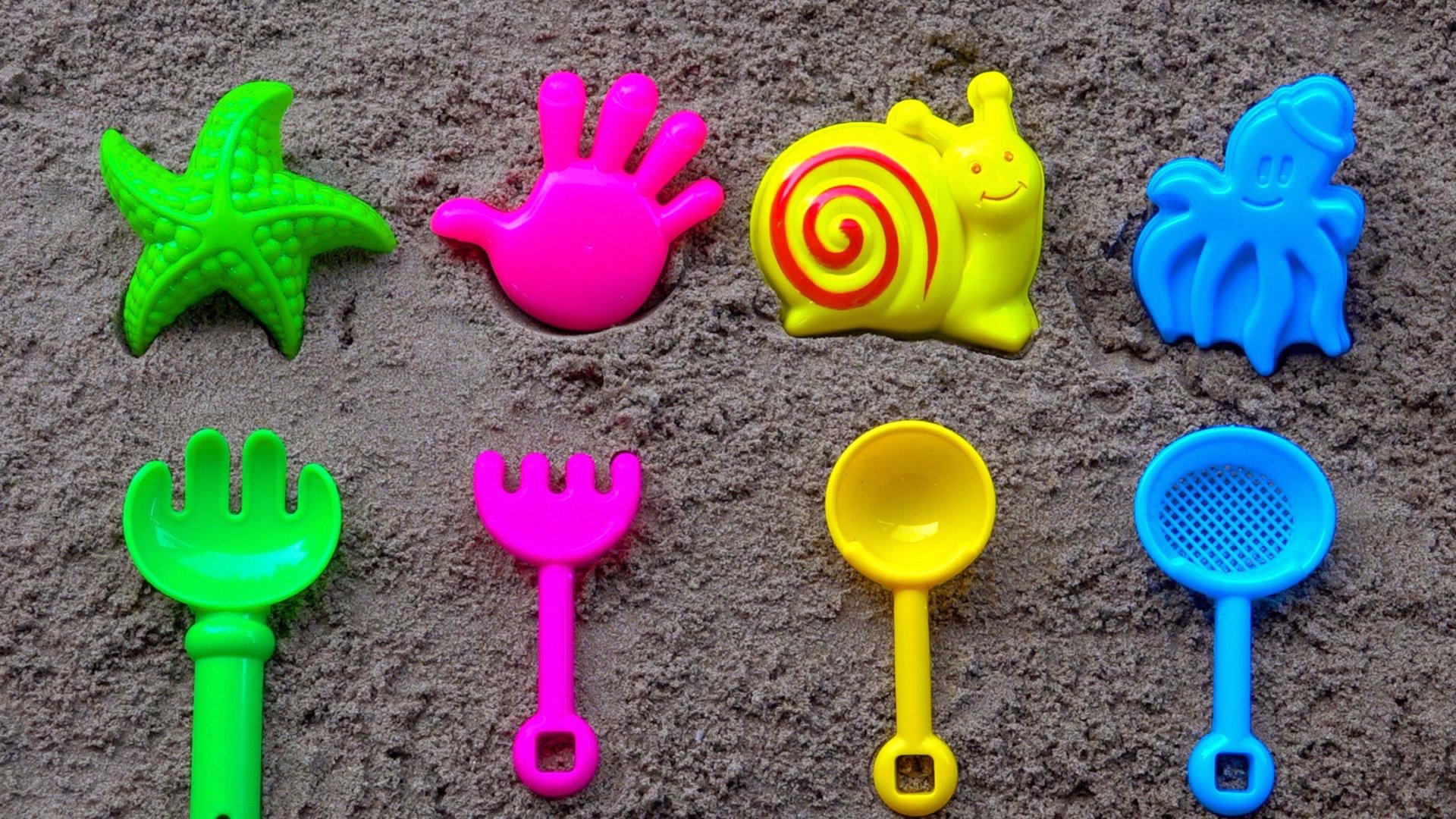 Учим Цвета и Цифры с Морскими Животными | Детские песенки | Развивающий мультик | Играем c песком