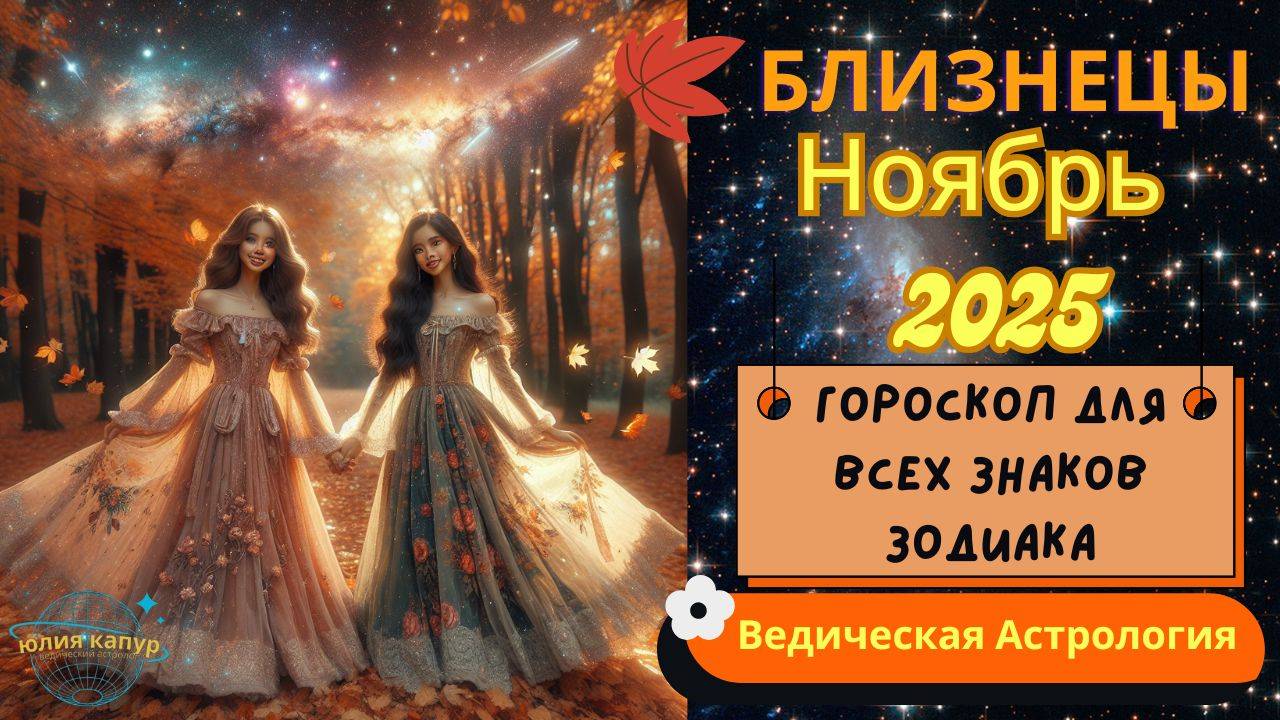♊ Близнецы - гороскоп на Ноябрь 2025 года. От Юлии Капур