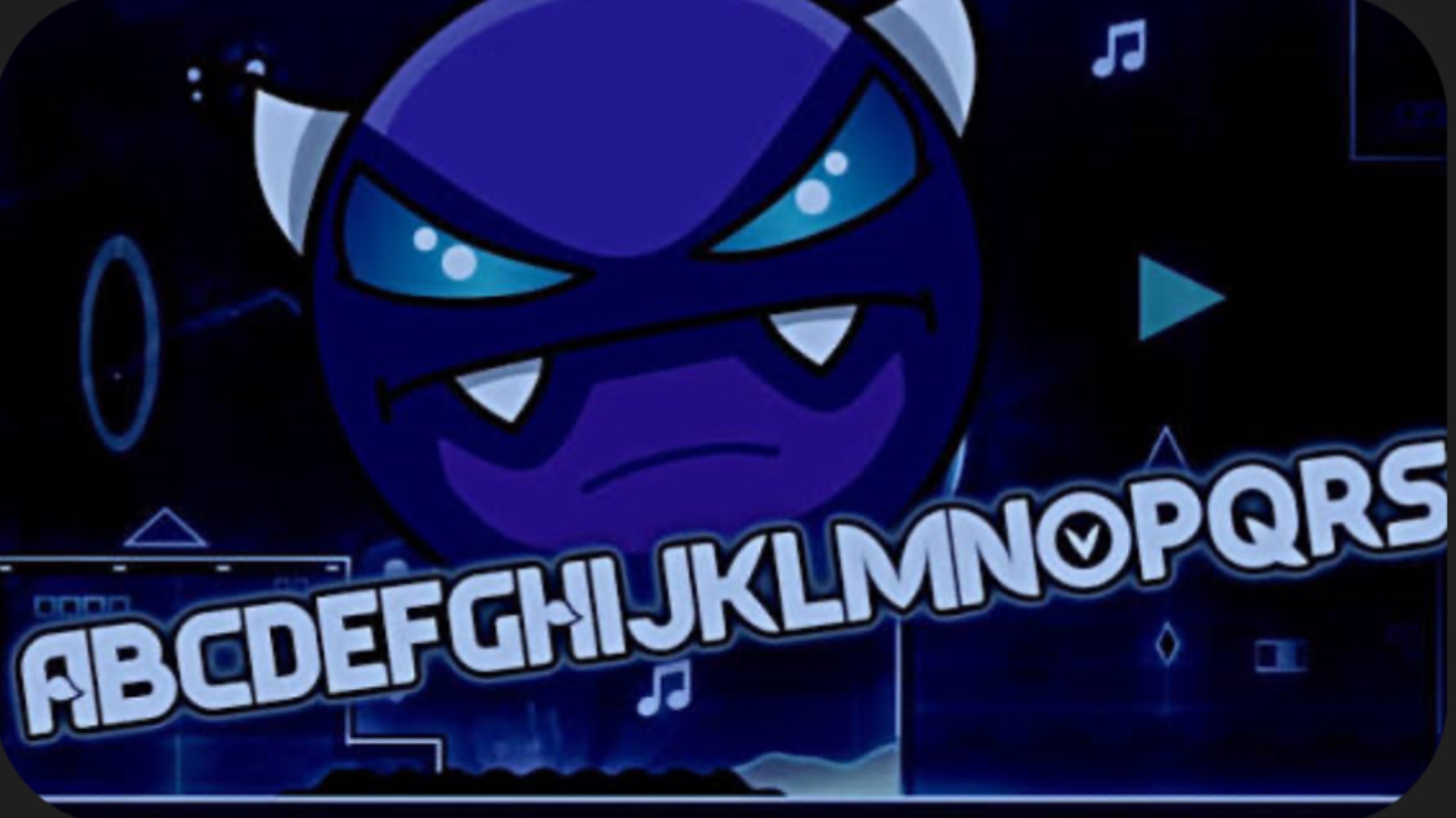 ABCDEFGHIJKLMNOPQRS by Neosweet 100% | Geometry Dash