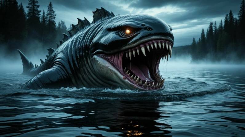 Чёрт из озера Лабынкыр / озёрные чудовища, монстры / Якутия / криптозоология