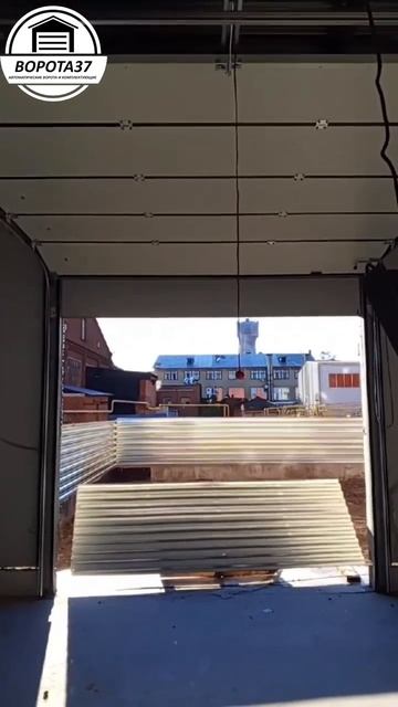 Произвели установку гаражных секционных ворот в г. Тейково #ворота37 #подпишись