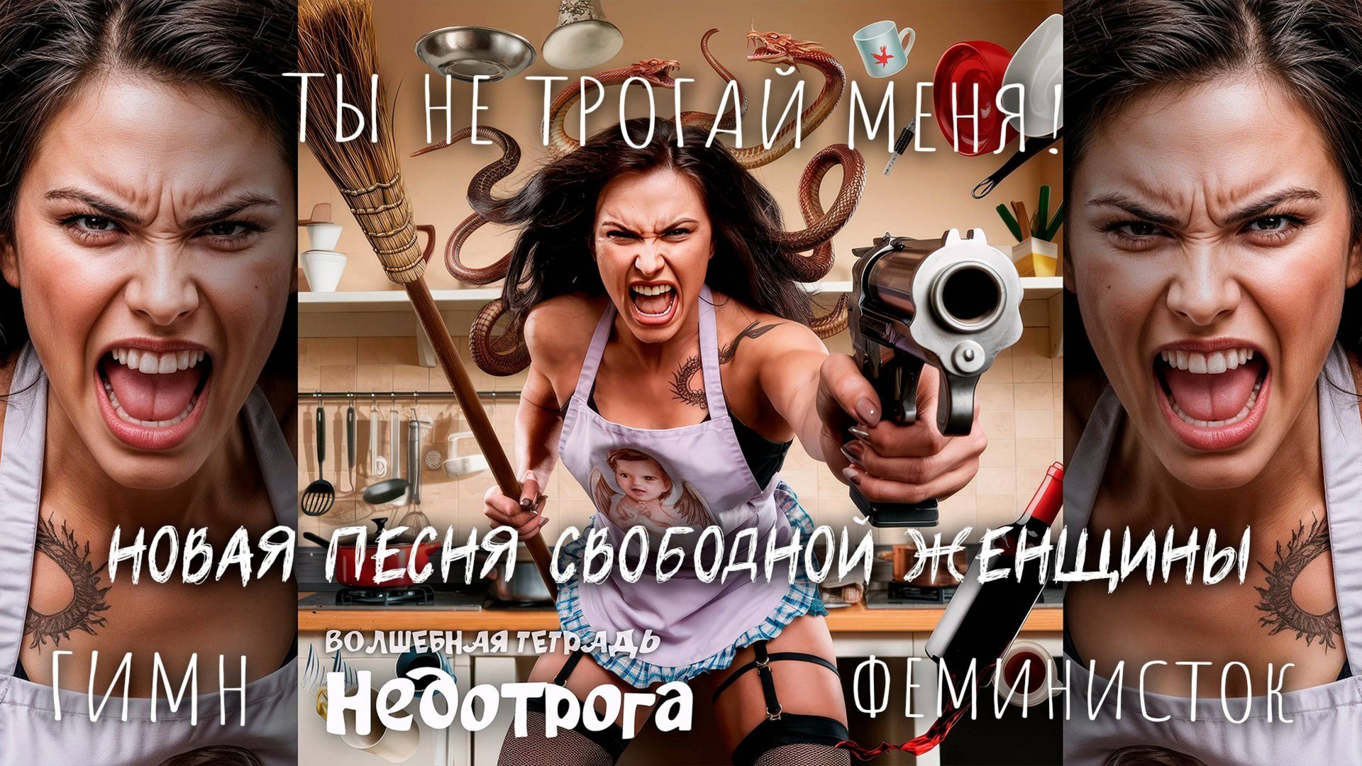 Волшебная тетрадь. "Недотрога". Новая песня свободной женщины. Гимн феминисток.  Женский рок.