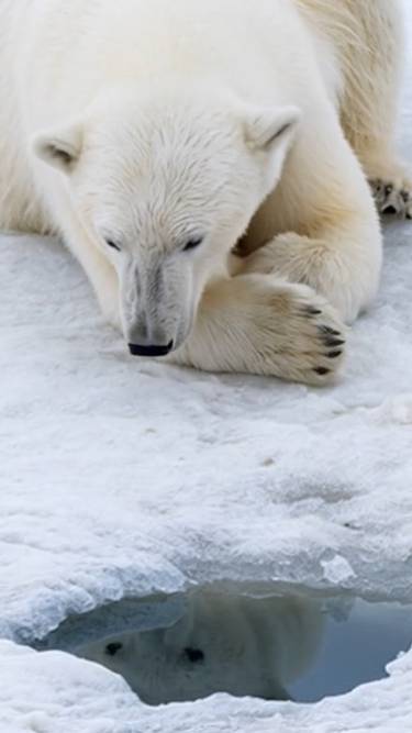 Что если белого медведя отправить к пингвинам?