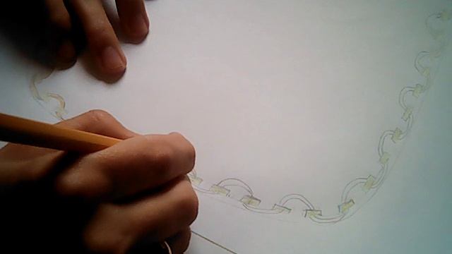 Рисуем эскиз вышивки прихватки