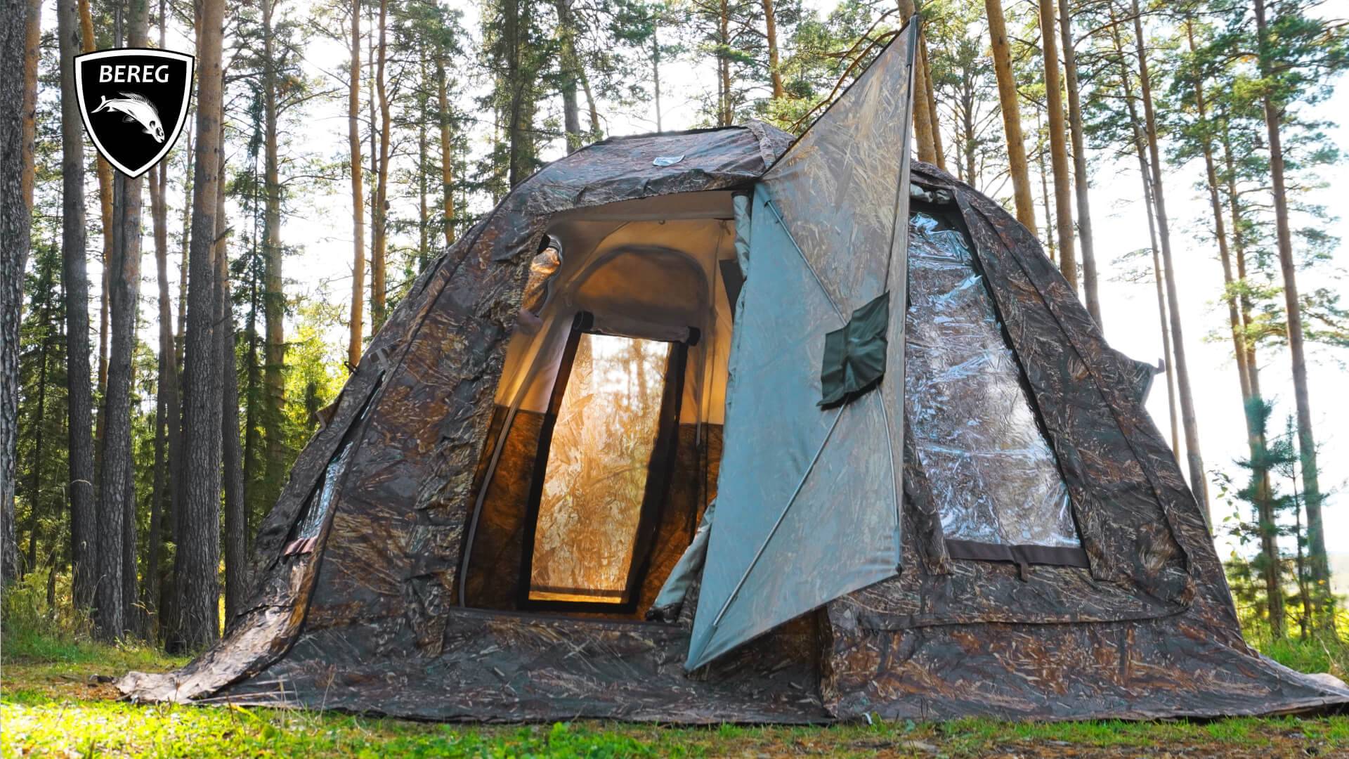 УП-2 Люкс / Обзор палатки-шатра от ПФ Берег