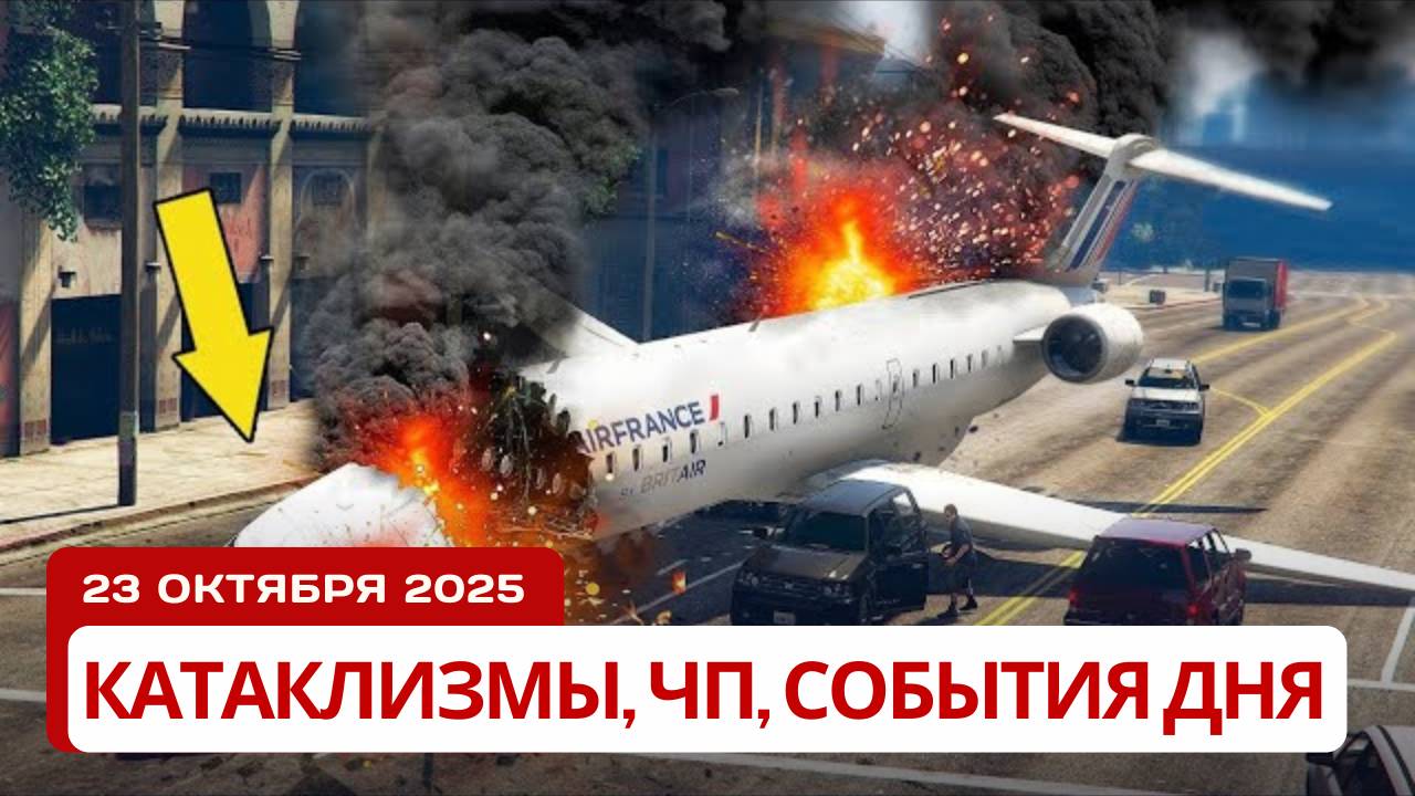 Новости Сегодня 23.10.2025 -  Катаклизмы, ЧП, События Дня | Китай Индия Россия США Европа