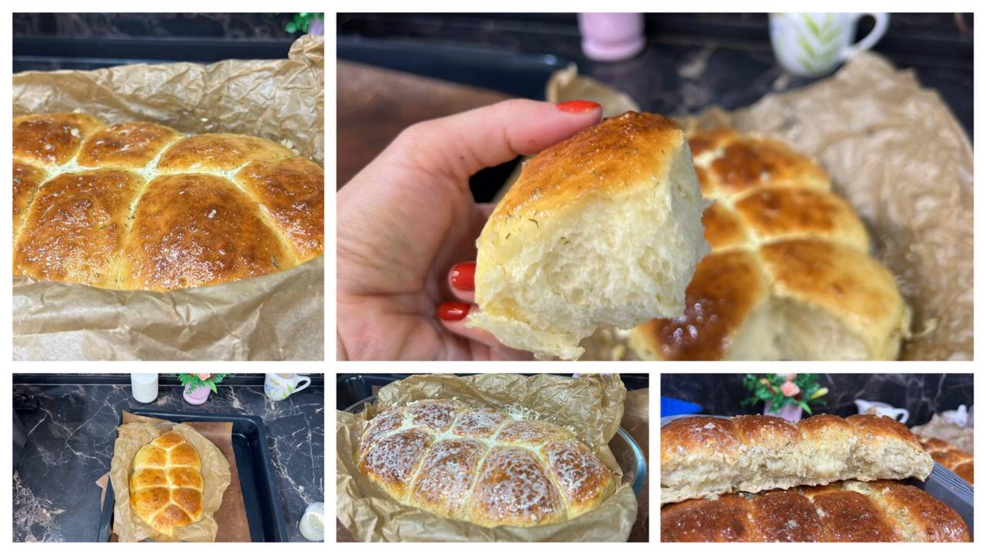 Чесночные пампушки, простой рецепт