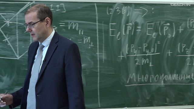 Форш П.А. - Физика полупроводников и систем пониженной размерности - 6. Закон дисперсии