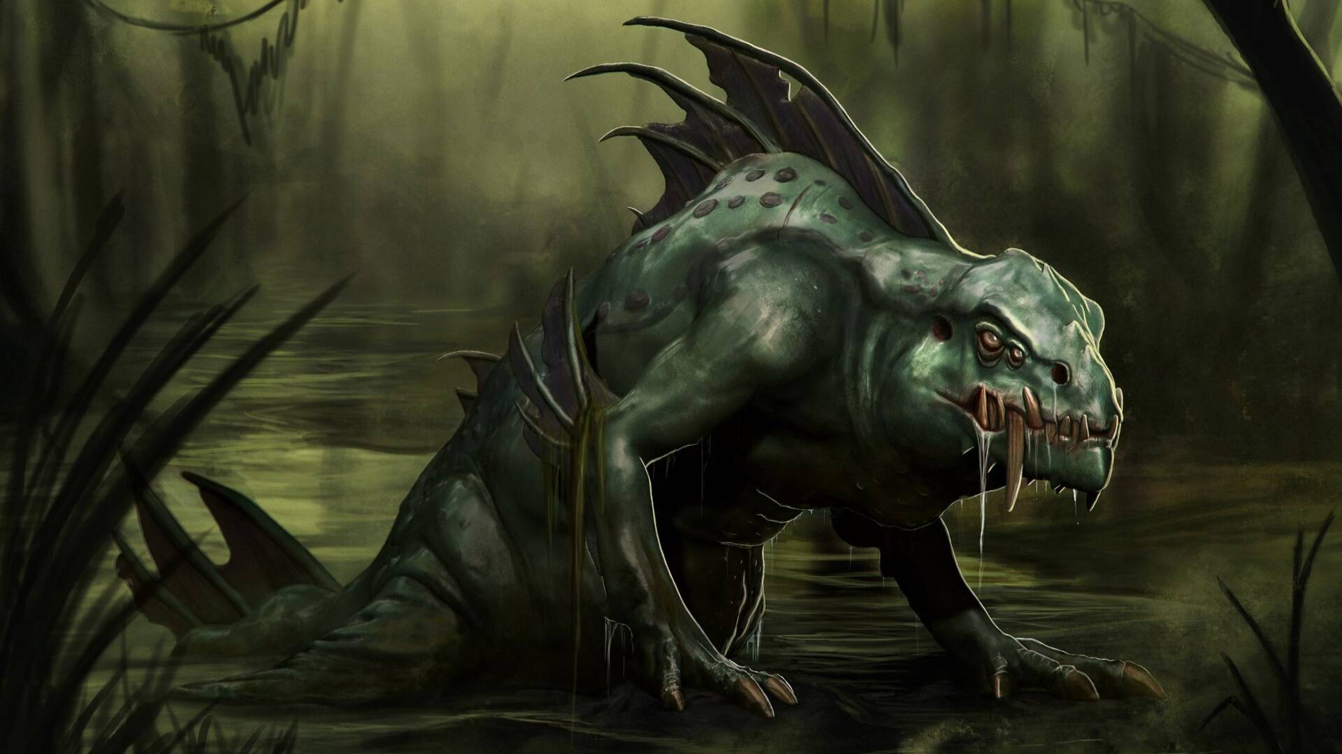 Буньип (баньип) / bunyip / монстры, чудовища / криптозоология