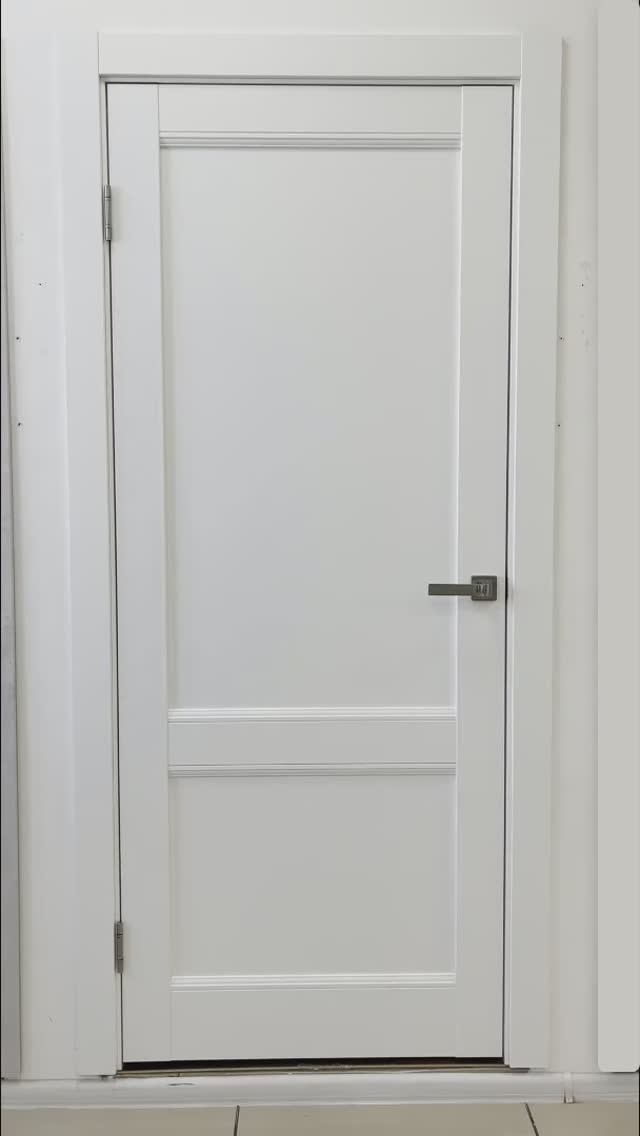 Межкомнатная дверь ID1 в белом и сером покрытии