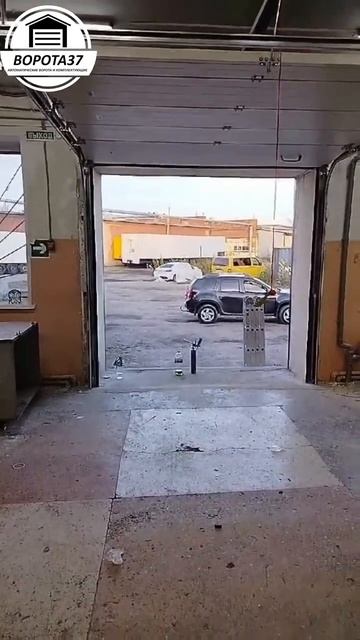 Автоматические гаражные ворота Алютех в Иваново #ворота37 #подпишись