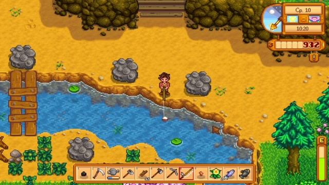 Stardew Valley - 4 серия - ЛОВЛЯ ОКУНЯ